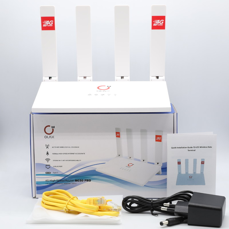 OLAX MC50 pro wifi RJ45 بطاقة SIM لاسلكية 4G lte راوتر Cat4 cpe مودم ...
